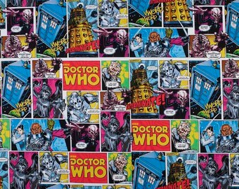 Dr Who Fabric | Etsy