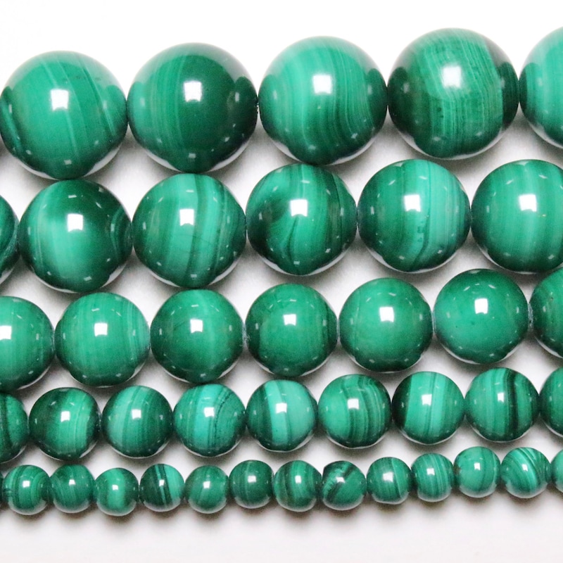 Malachite Beads - Etsy