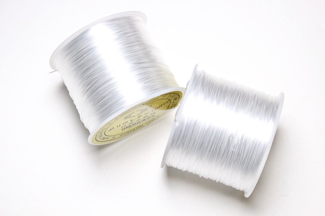 Elastic Coil 75 Meter in Elastic Fiber Wire White Elastic Coil - Etsy