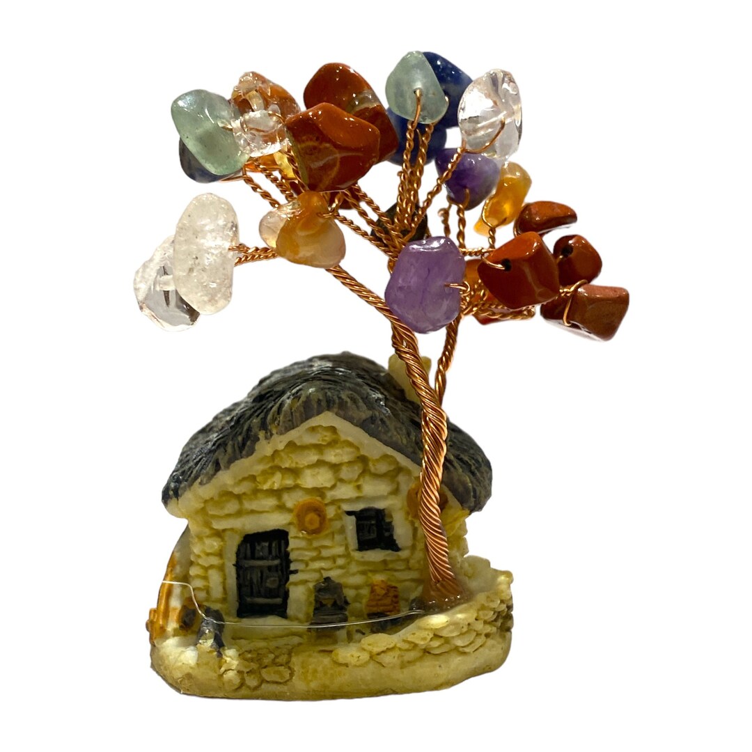 House With Tree of Life in 7 Chakras - Etsy