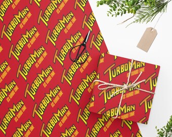 Wrapping Paper Turbo Man - Etsy