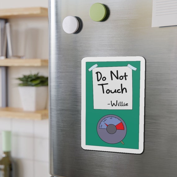 Do Not Touch Willie Kiss-cut Magnets - Etsy