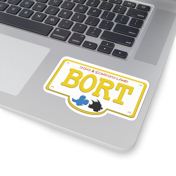 BORT Name Tag Stickers - Etsy