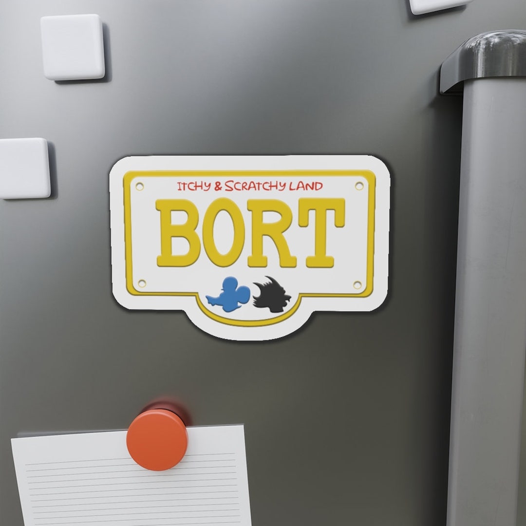 BORT Name Plate - Kiss-cut Magnets - Etsy