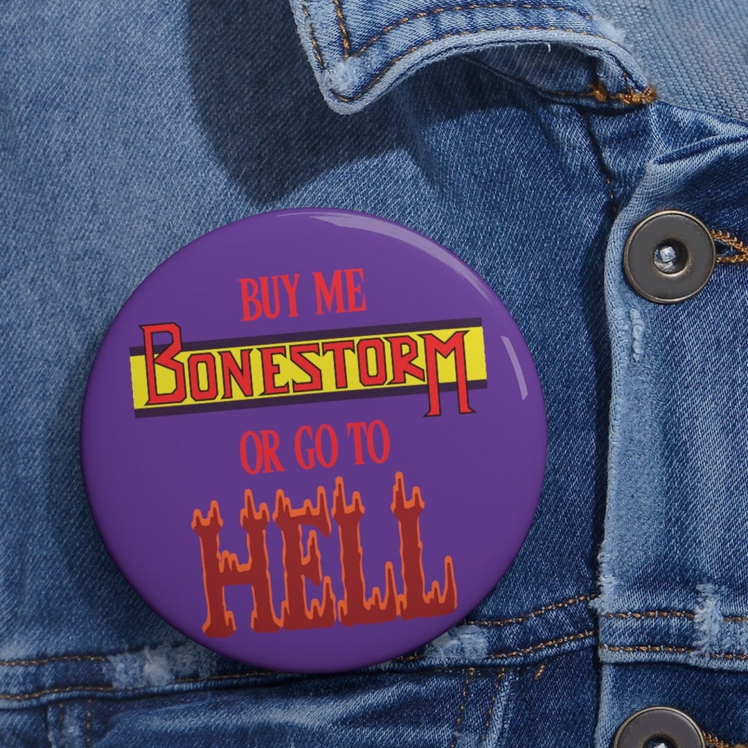 Bonestorm - Logo 2 Button - Etsy