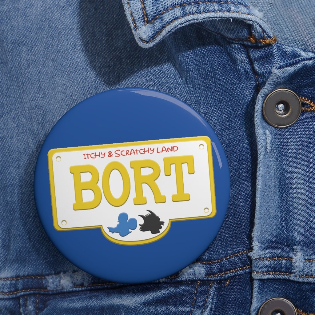 BORT Name Tag Buttons - Etsy