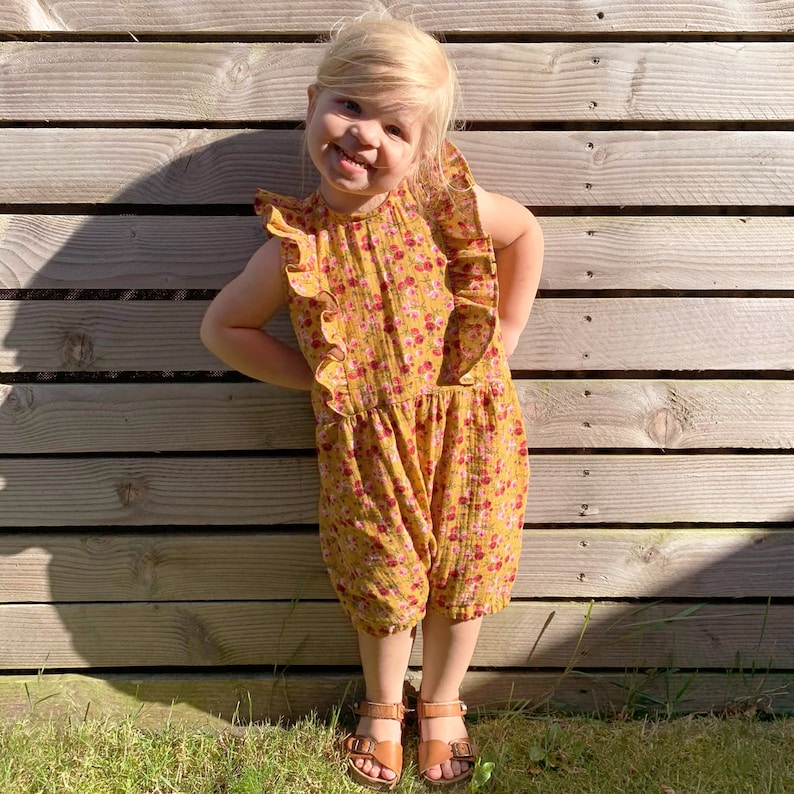 Ruffle Romper Sewing Pattern PDF for Babies Toddlers and - Etsy