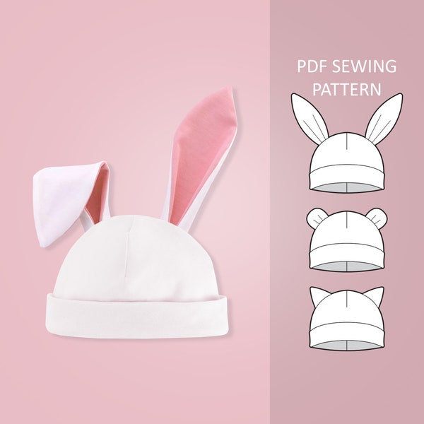 Cat Ears Sewing Pattern Etsy