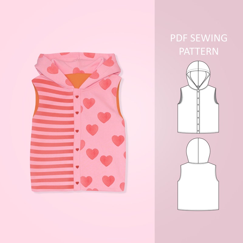 Toddler Vest Pattern - Etsy