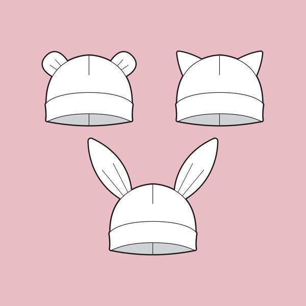 Cat Ears Sewing Pattern - Etsy