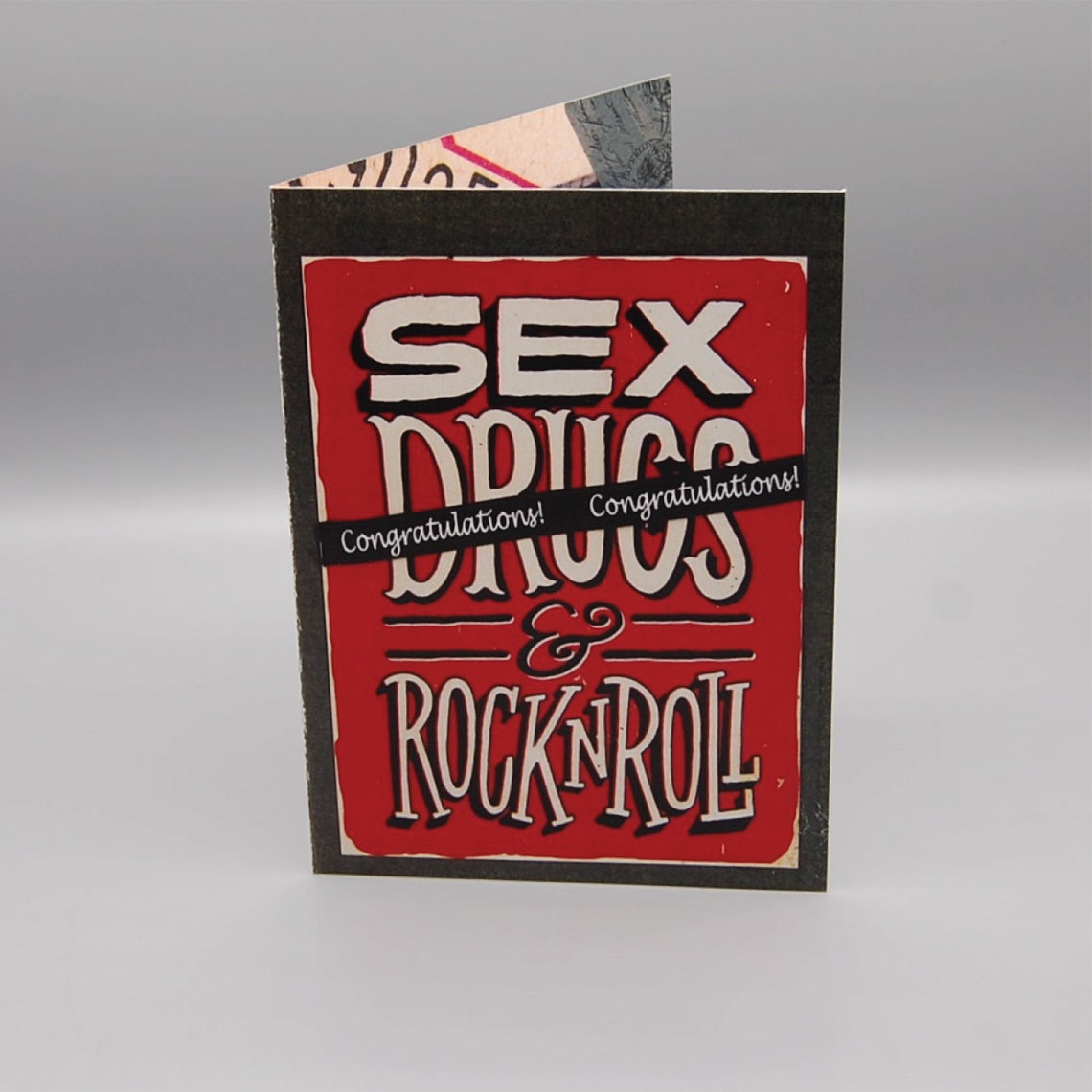 Sex No Drugs And Rocknroll Recovery And Mental Health Greeting Card Etsy