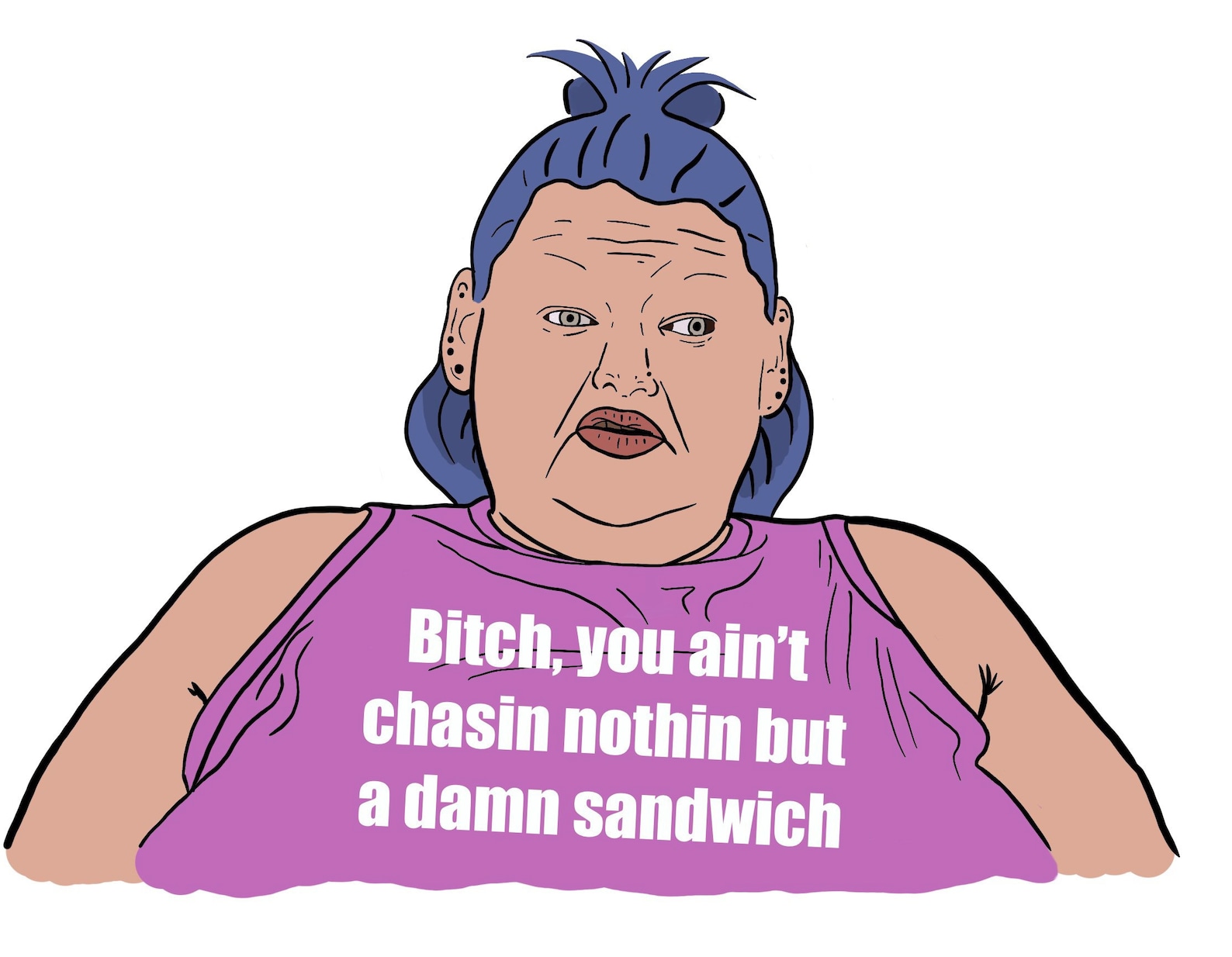 1000lb Sisters Amy Sandwich Chasing Sticker - Etsy