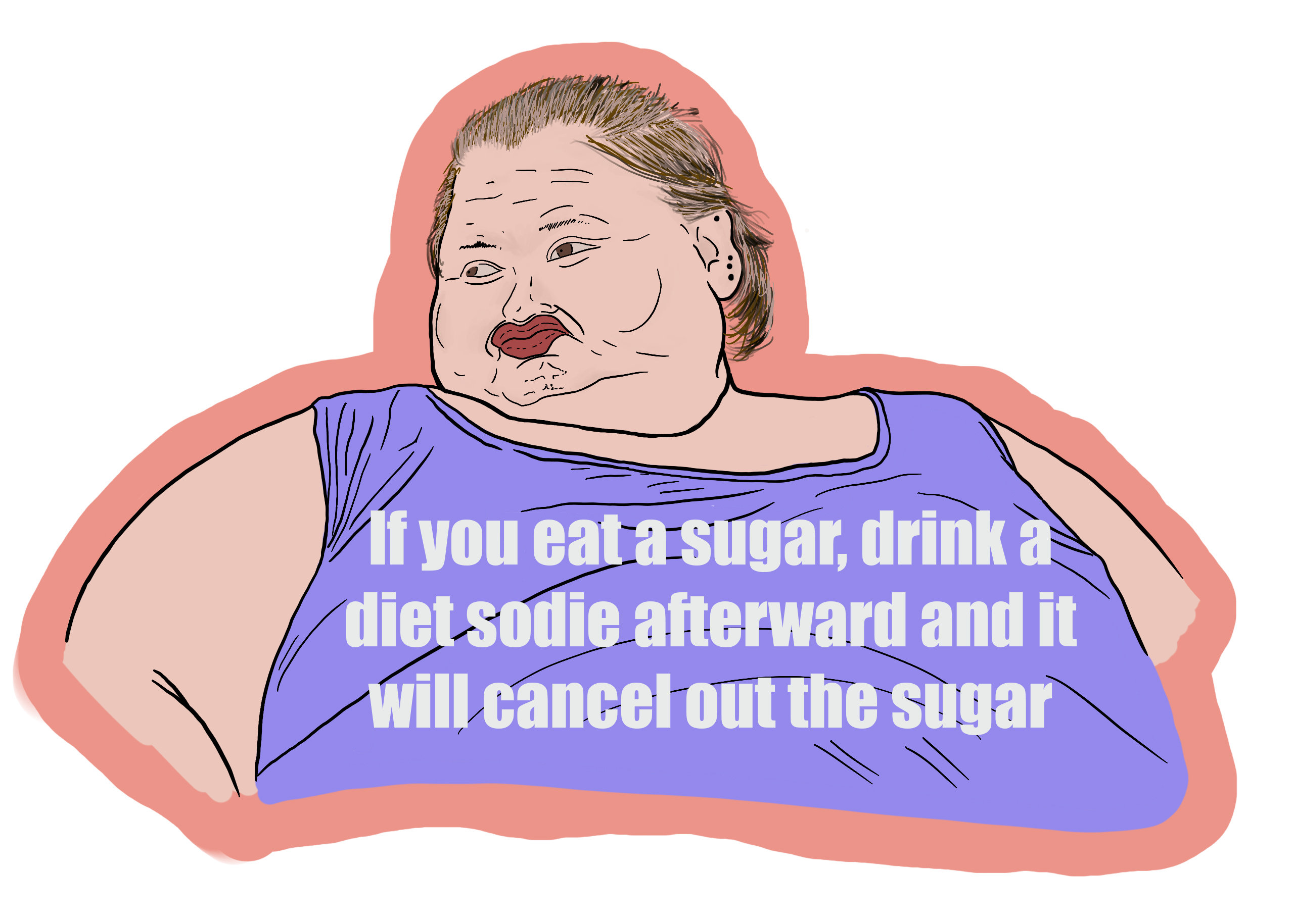 1000lb Sisters Amy Cancel the Sugars Sticker - Etsy