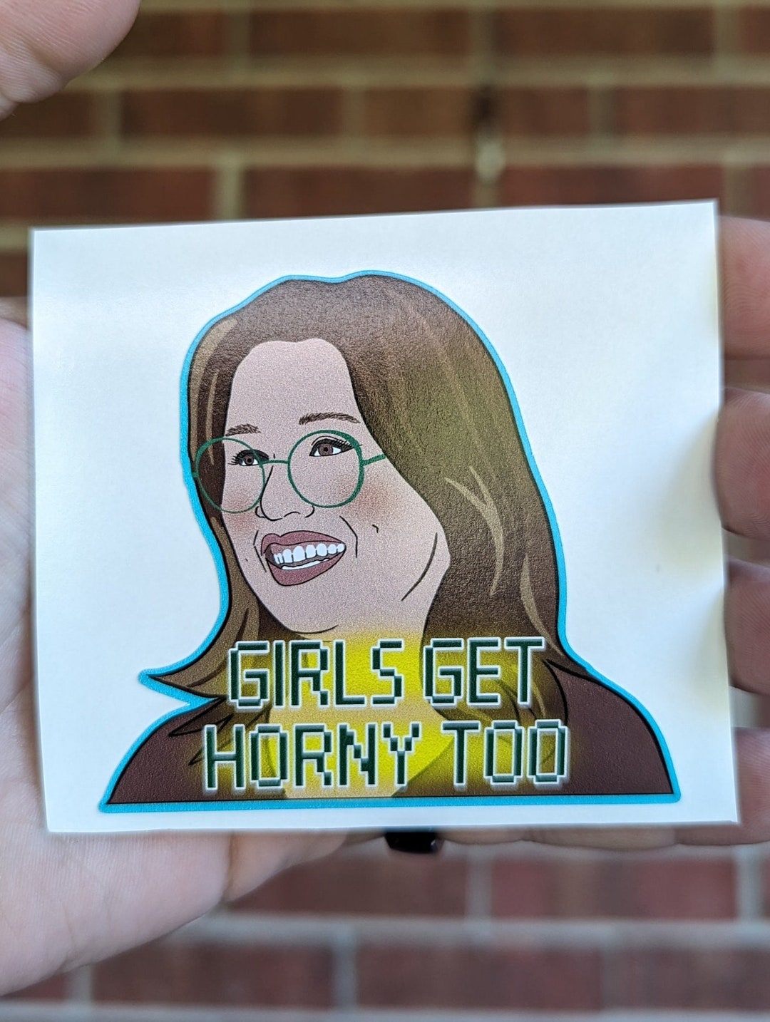 Love on the Spectrum Dani Girls Get Horny Too Sticker - Etsy