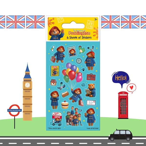 Paddington Bear Suitcase Stickers - Etsy UK