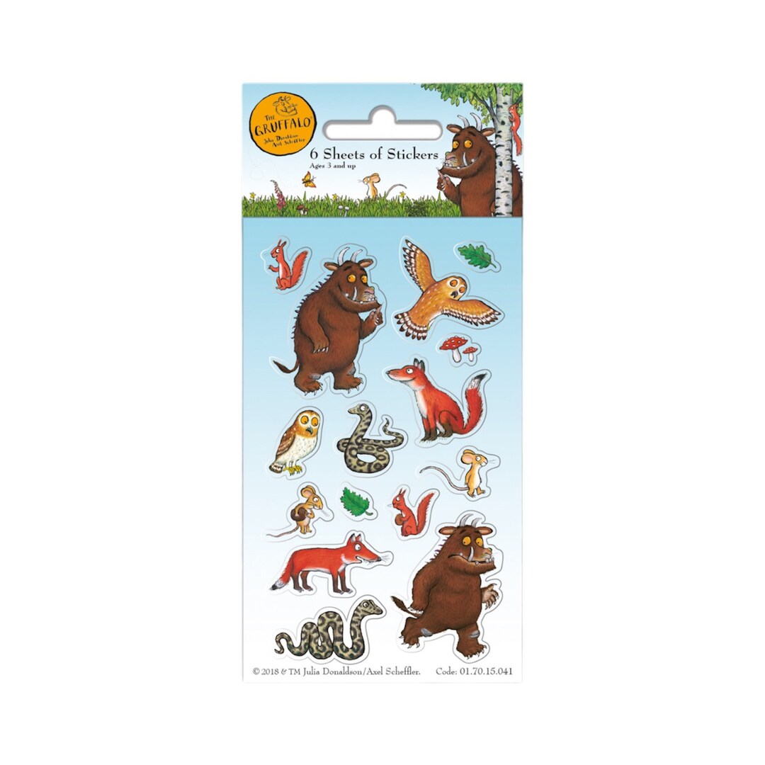 6 Sheets the Gruffalo Stickers / Party Bag Fillers - Etsy