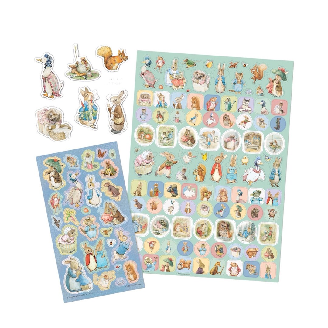 Peter Rabbit Stickers Mega Pack - Etsy