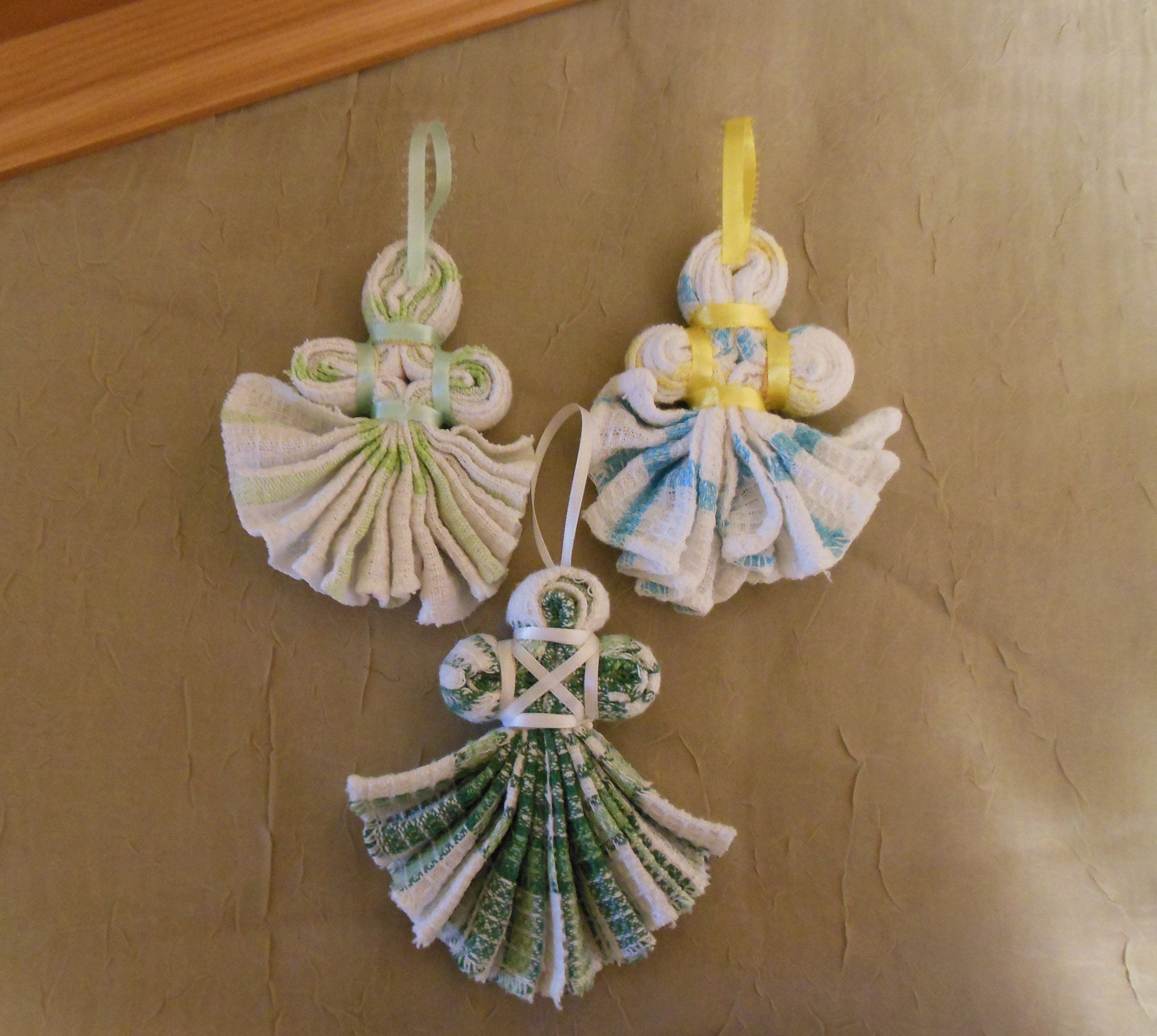 Washcloth / Dishclothe Angel Hanging / Decor Dolls - You Choose - Etsy