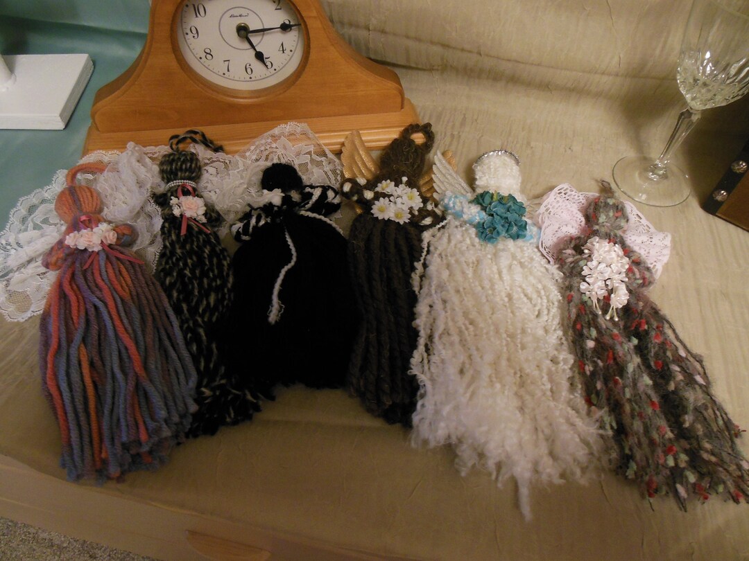 Yarn Angels - Hanging Angels - Multiple Colors - You Choose - Great ...