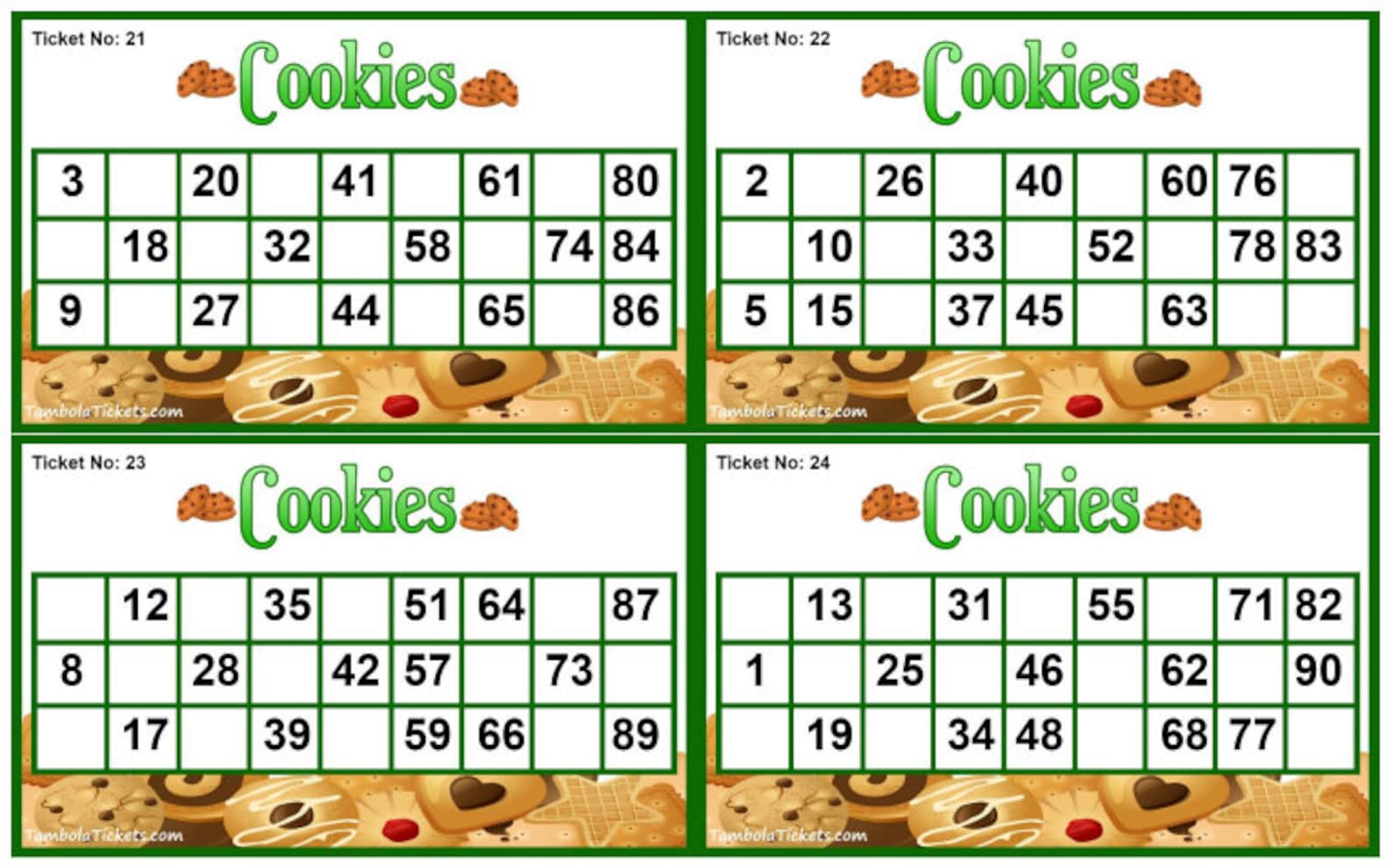 Classic Tambola Tickets Pdf | Tambola | Housie | | Tambola Tickets | 4 ...