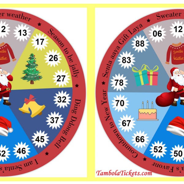 Tambola Tickets Pdf Printable - Etsy