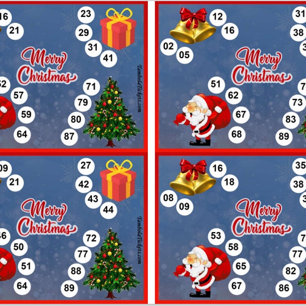 Tambola Tickets Pdf Printable - Etsy