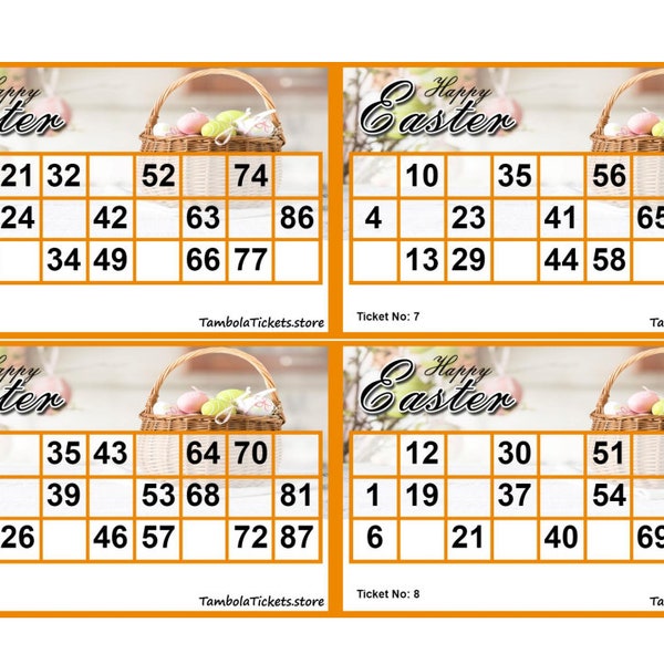 Tambola Tickets Pdf Printable - Etsy