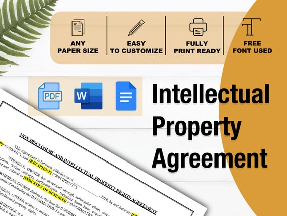 Intellectual Property Agreement Template