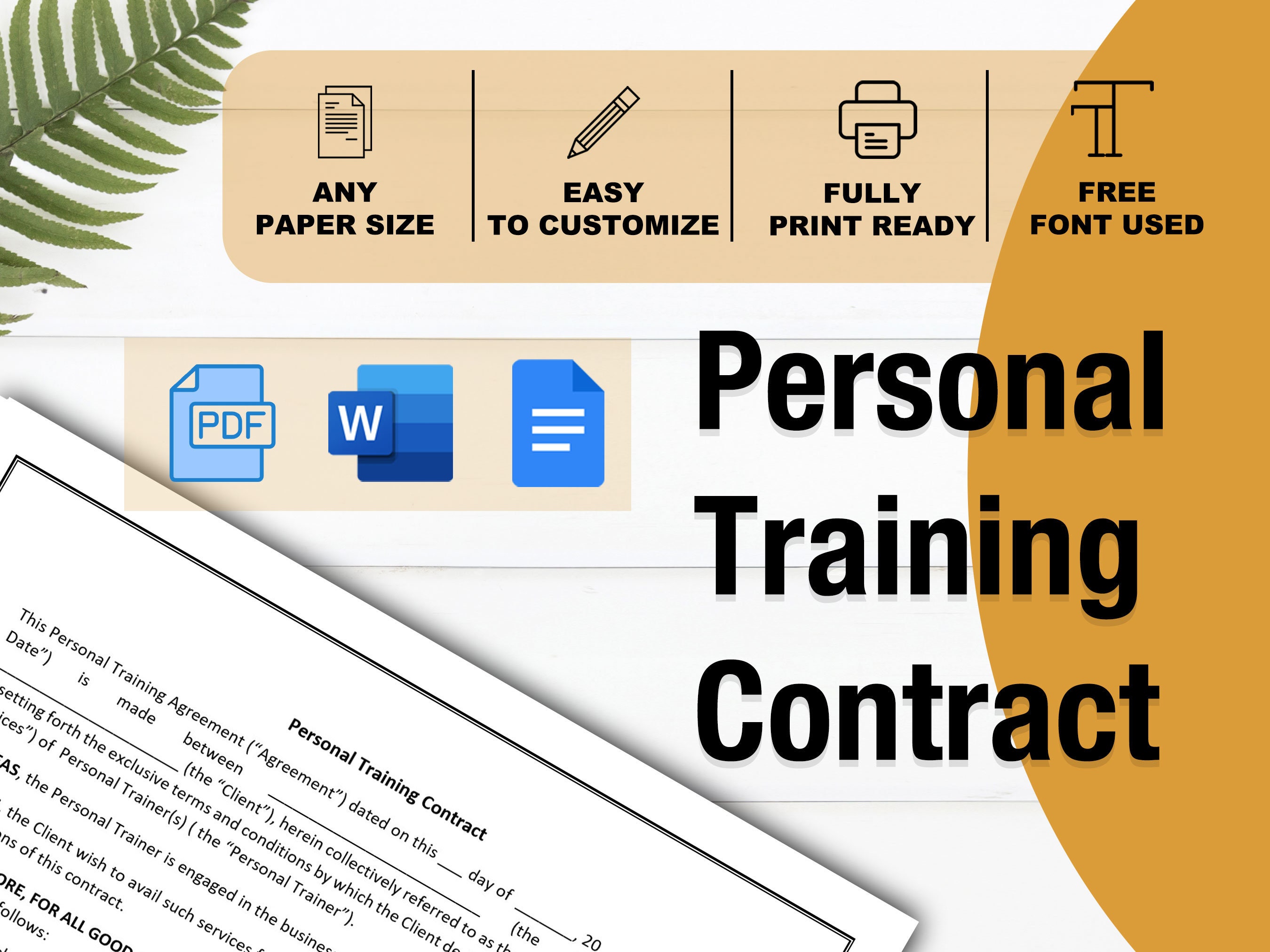 Training Agreement Template