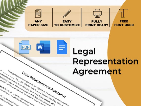 Representation Agreement Template