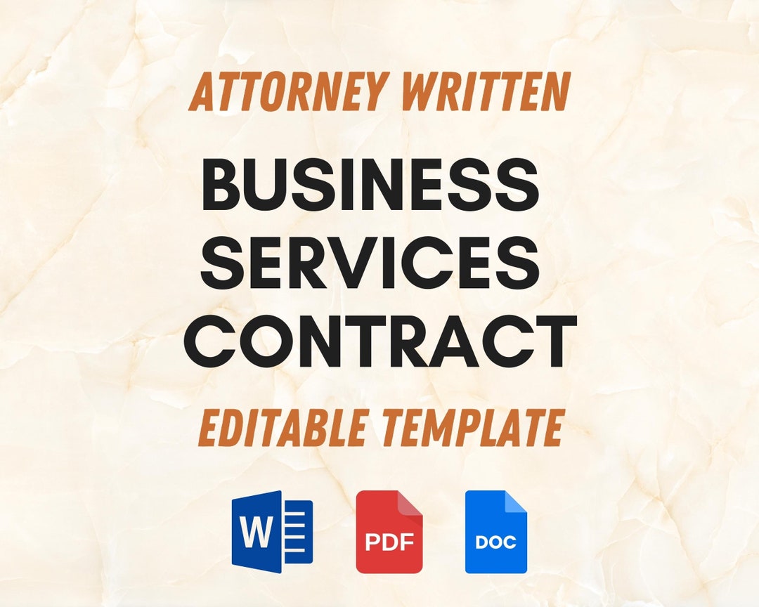 Business Services Contract Template | Professional Business Services ...