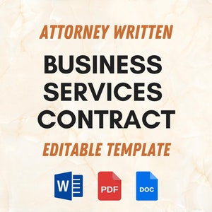 Business Services Contract Template | Professional Business Services ...