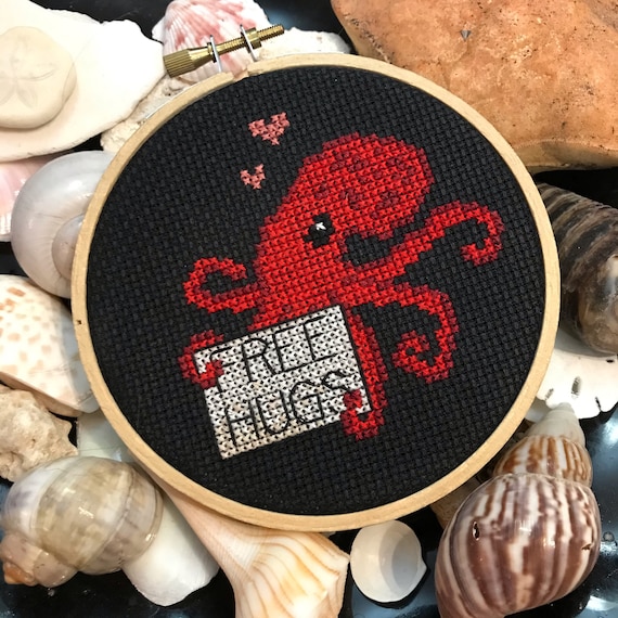 Octopus Cross Stitch Pattern - Etsy