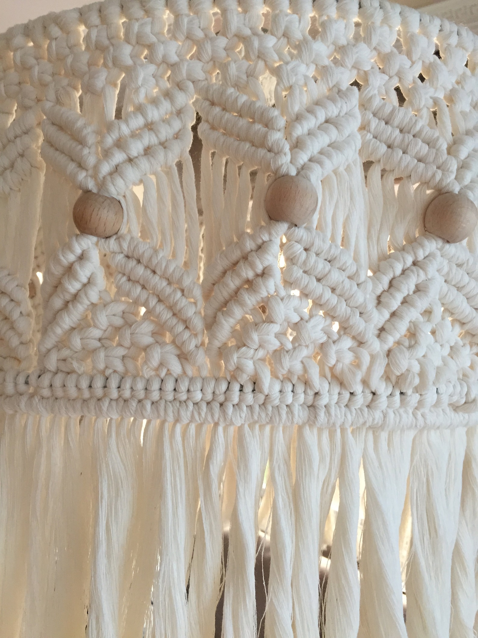 Macrame Lamp Hanging Victorian Style Home Decor Handmade - Etsy