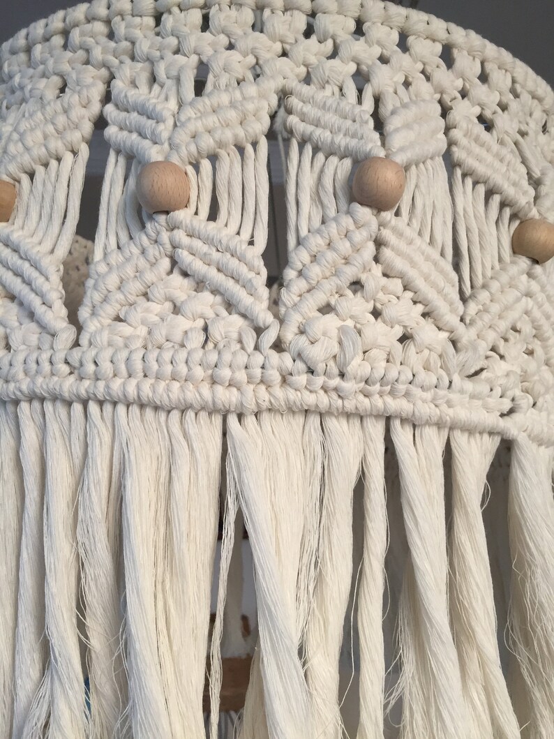 Macrame Lamp Hanging Victorian Style Home Decor Handmade - Etsy