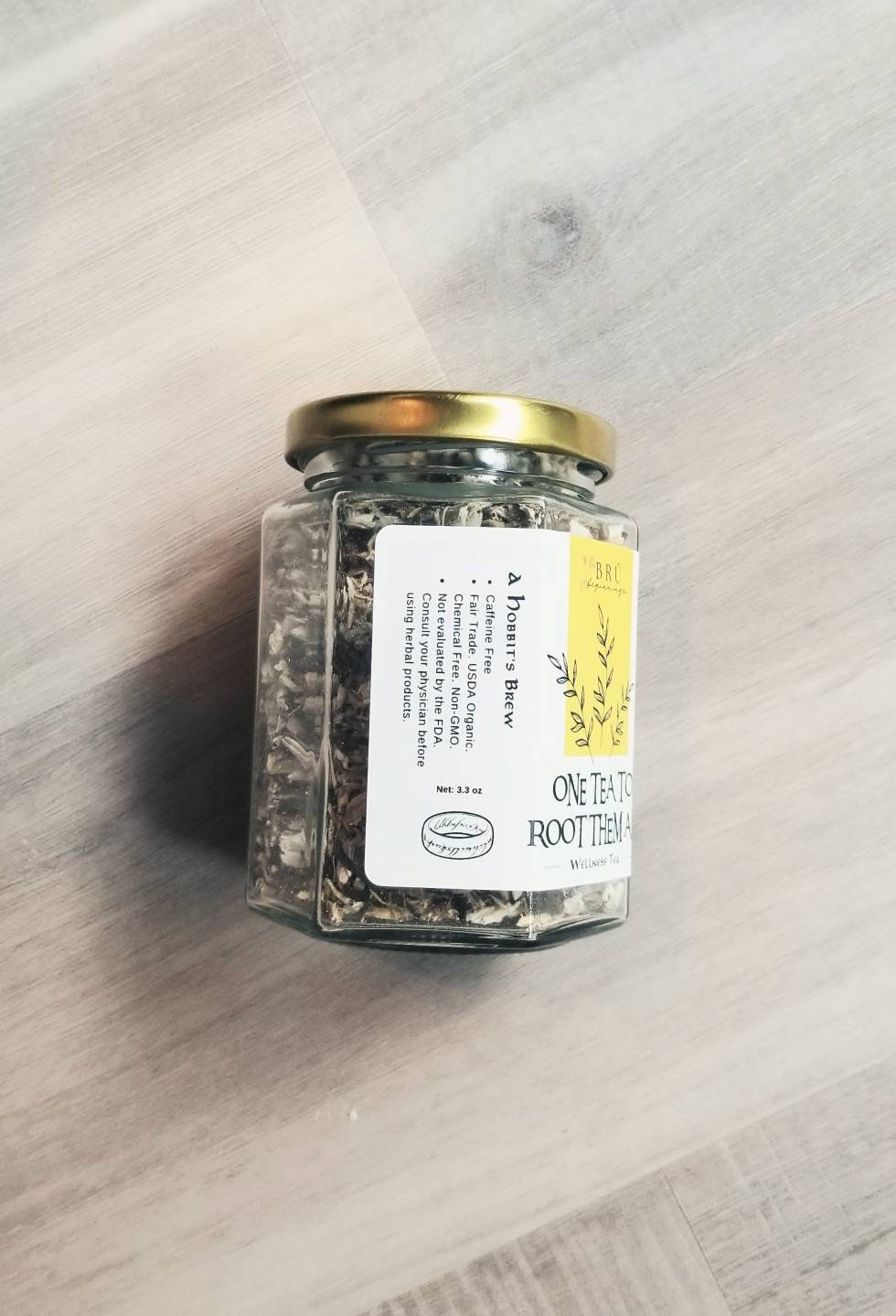 One Tea to Root Them All, a Hobbit's Brew, Rings of Power, Lord of the ...