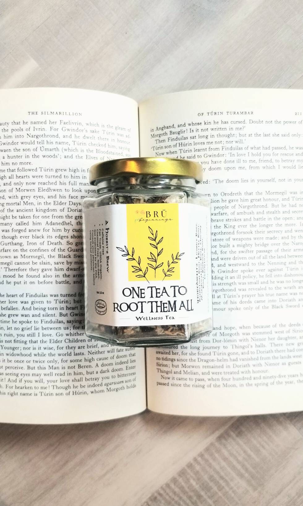 One Tea to Root Them All, a Hobbit's Brew, Rings of Power, Lord of the ...