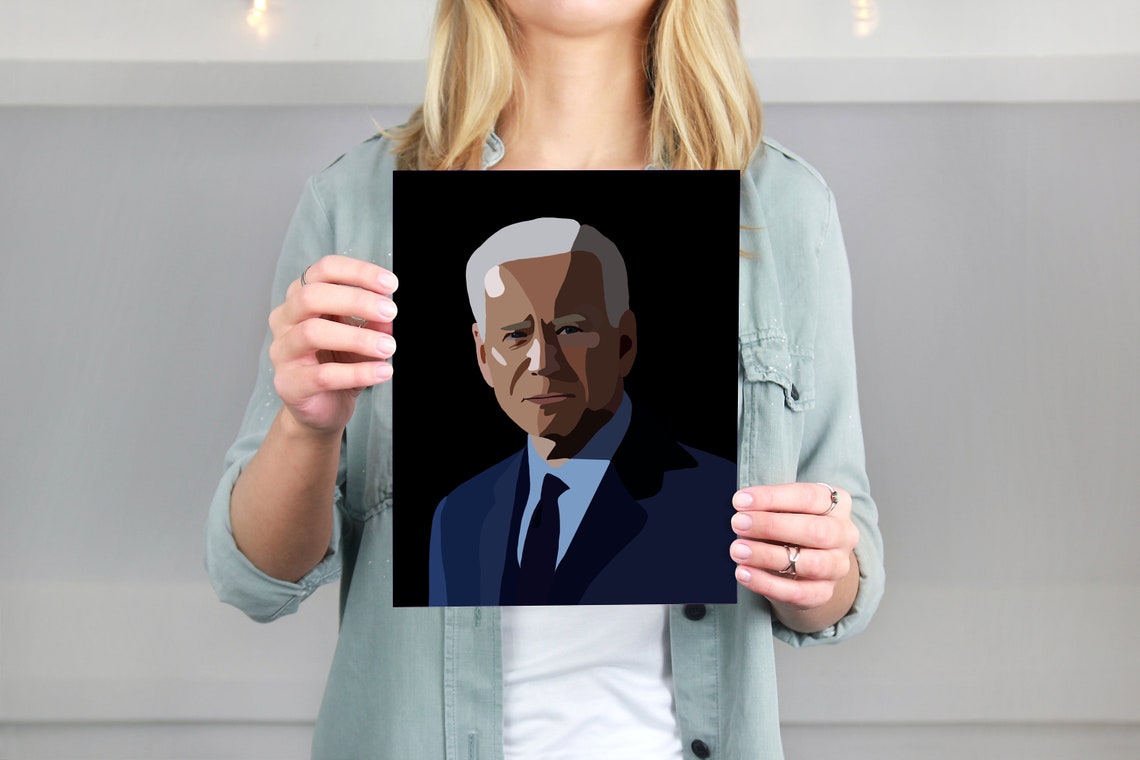 Joe Biden Illustration Digital Print INSTANT DOWNLOAD - Etsy