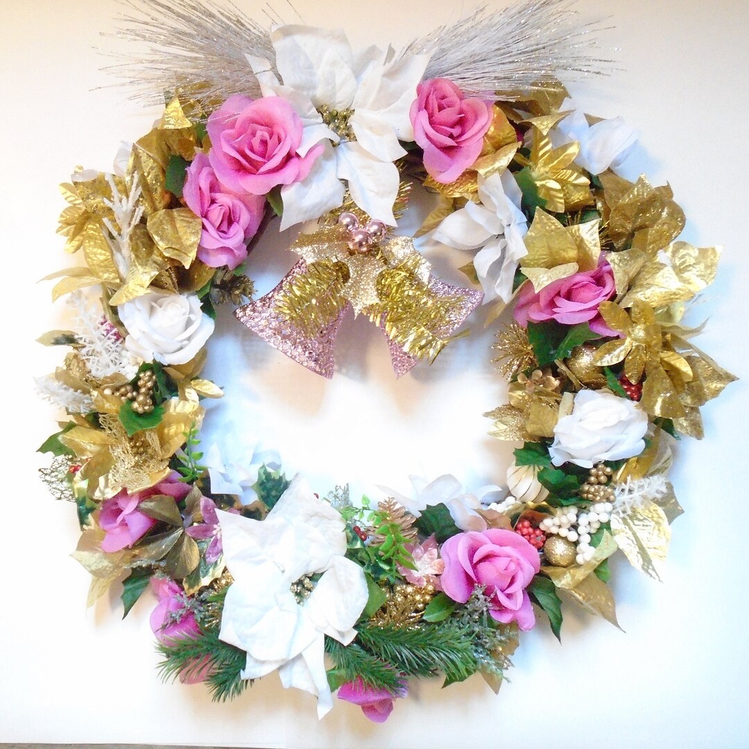 Christmas Wreath | Floral Wreath/ Holiday Wreath | Christmas Decor ...
