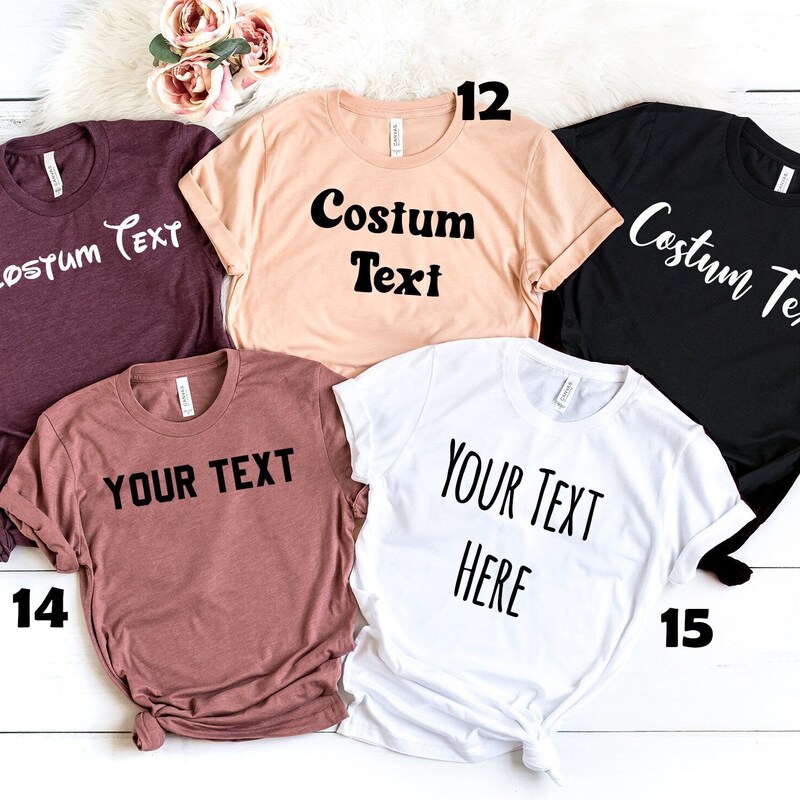 Custom Shirts - Etsy