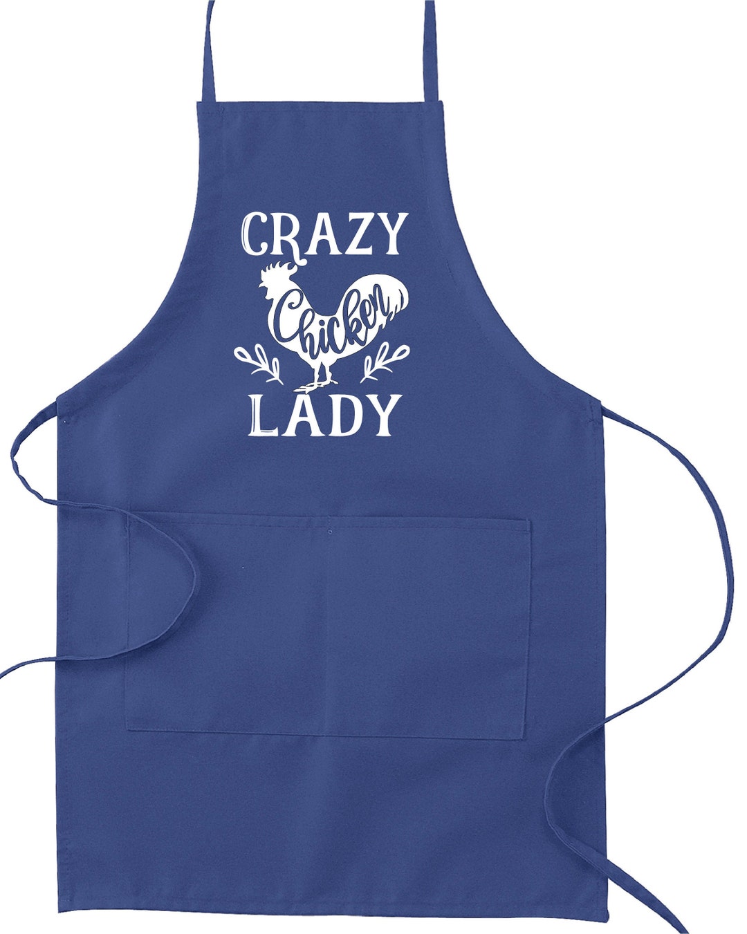 Crazy Chicken Lady Apron, Farm Apron, Bohemian Apron , Country Girl ...
