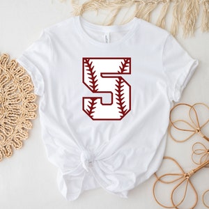 Baseball Numbers Shirt, Baseball Custom Birthday Shirt, Baseball Mom ...