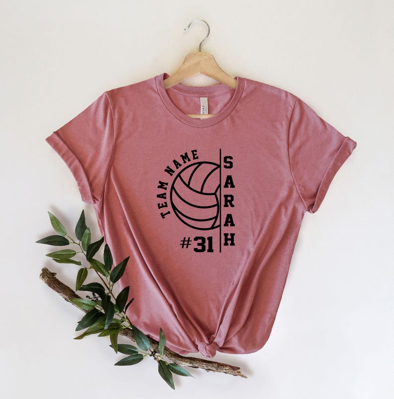 Personalization Volleyball Team Name and Number Shirts, Custom ...