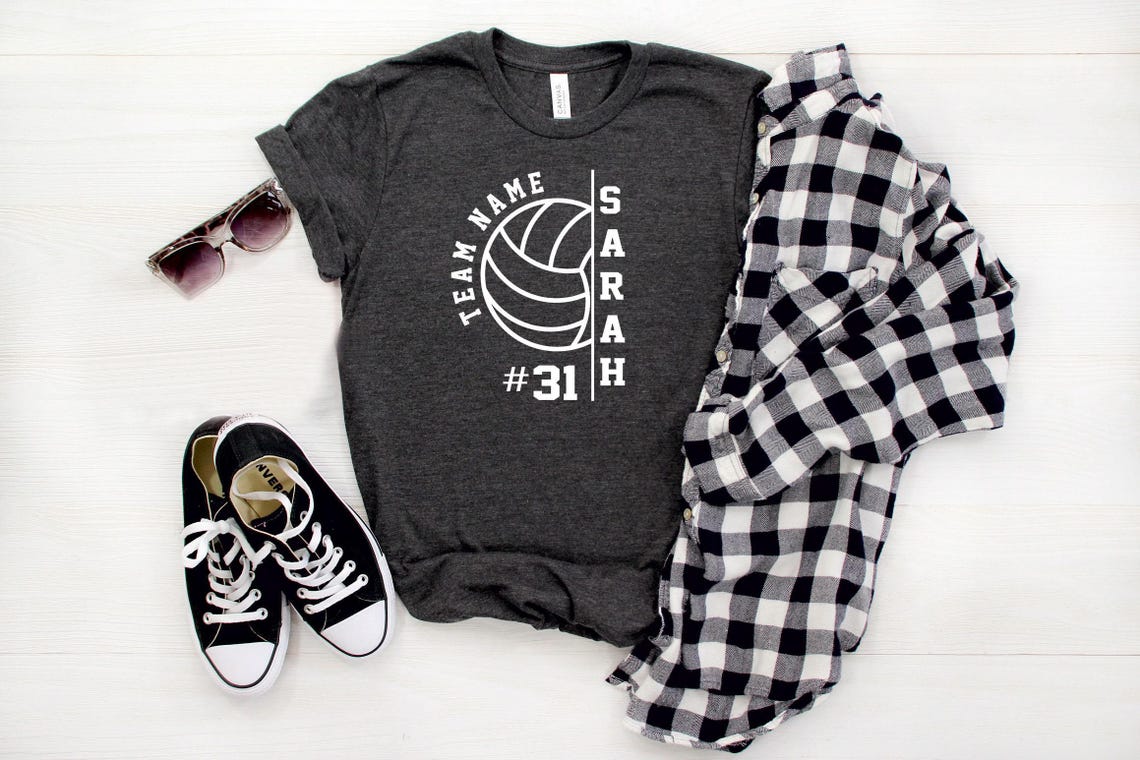 Personalization Volleyball Team Name and Number Shirts, Custom ...