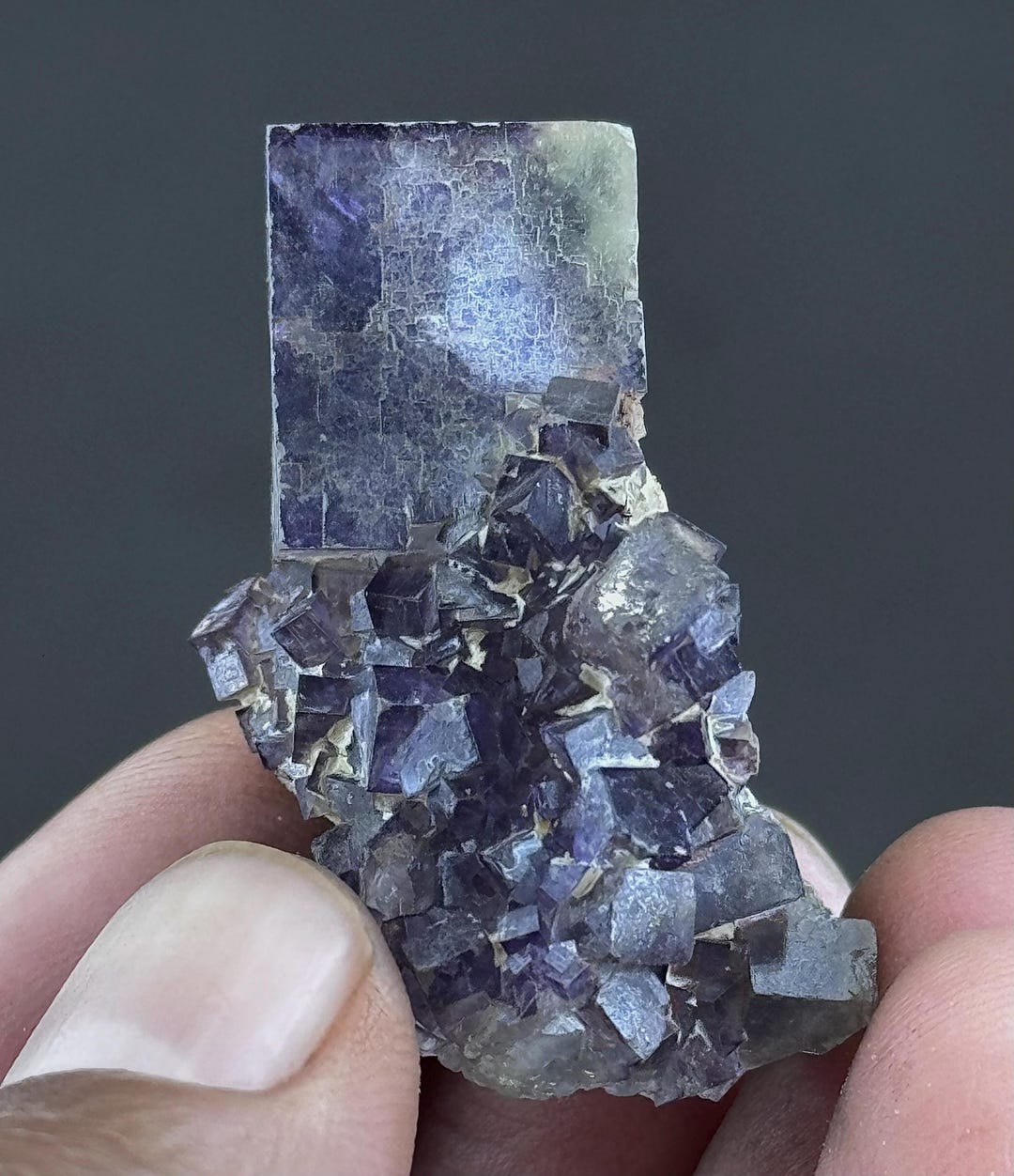 Blue Fluorescent Fluorite on Matrix in Good Conditions#177# - Etsy