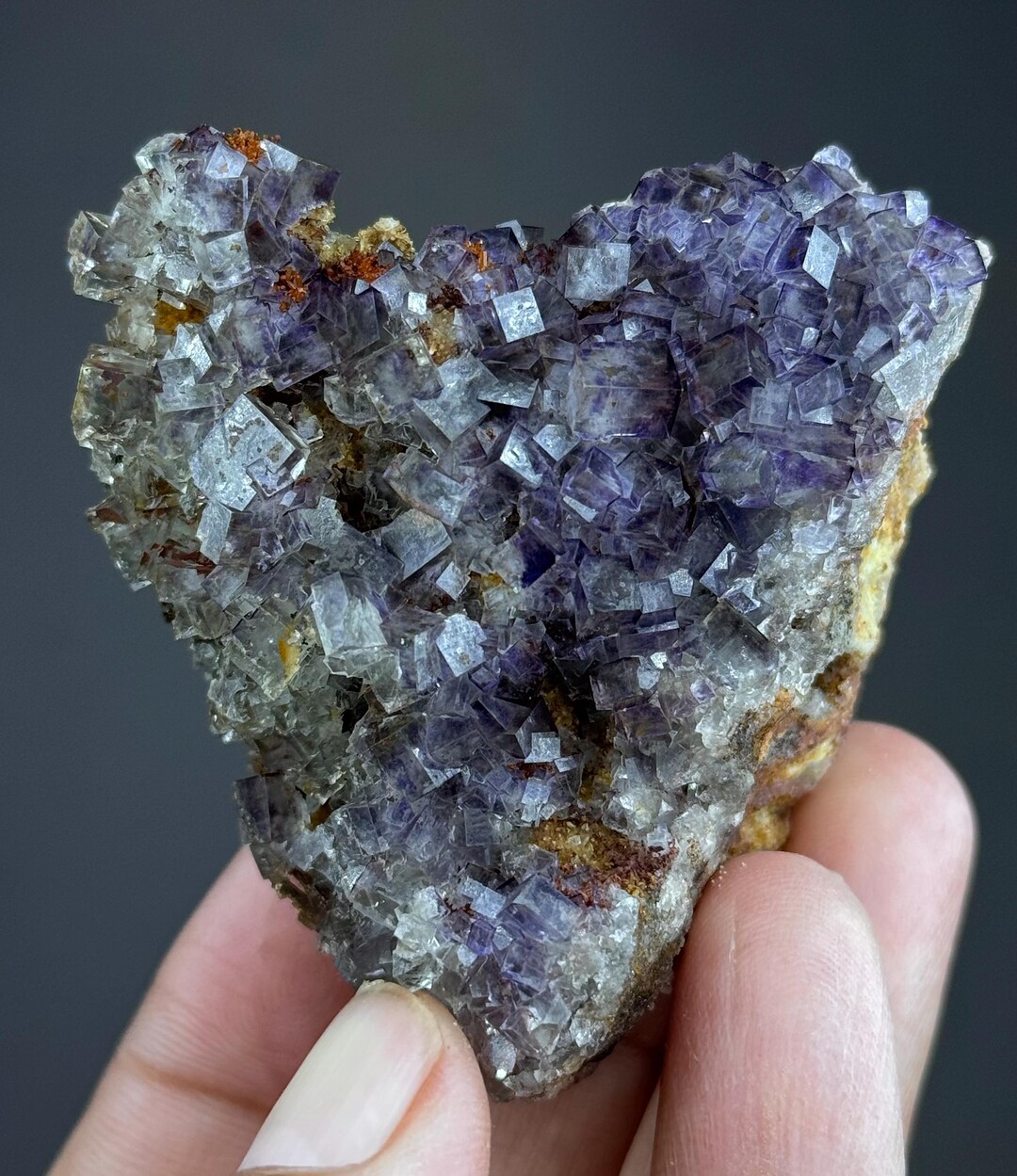 Interesting Size Blue Transparent Fluorescent Fluorite Small ...