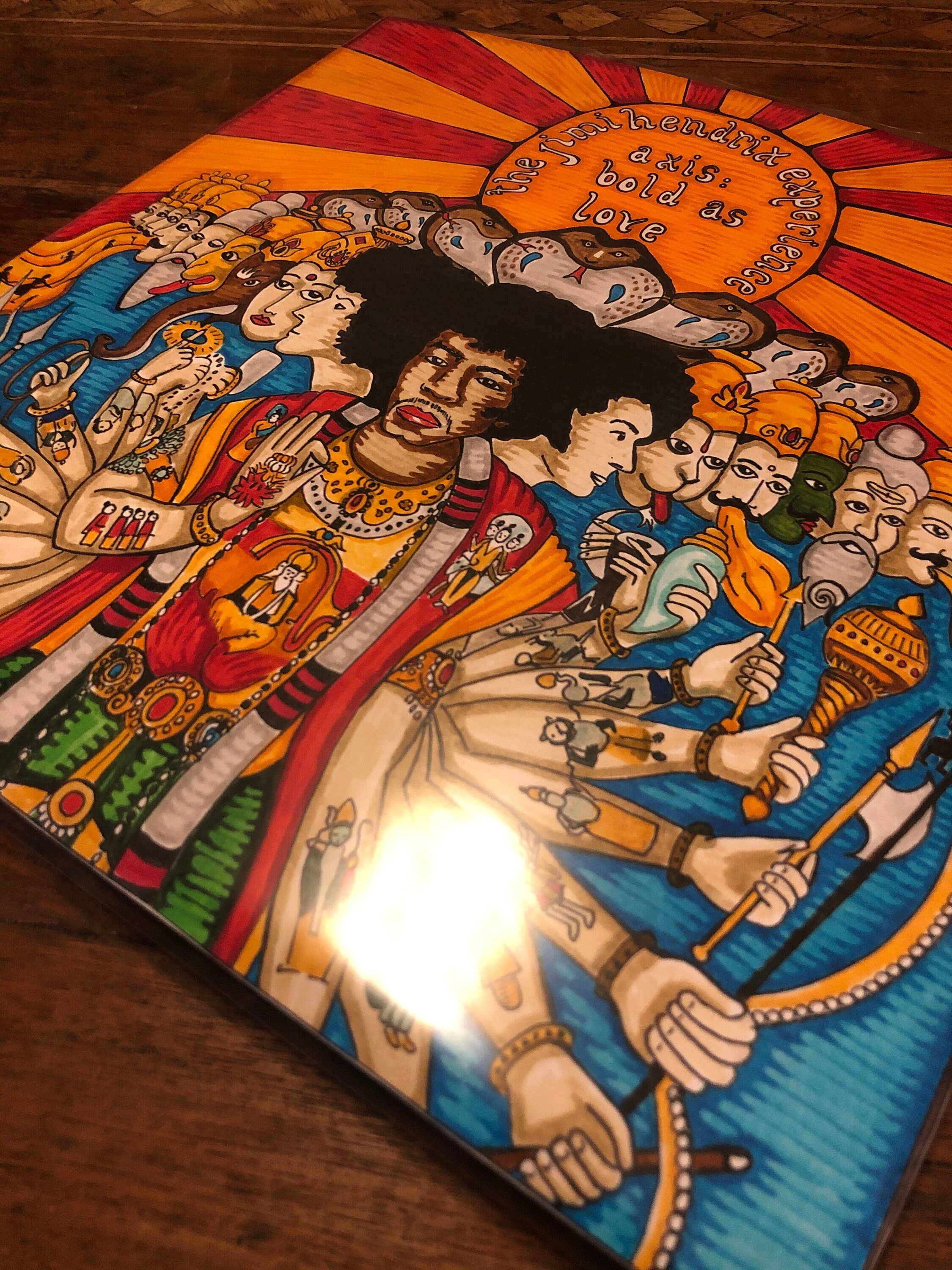 Jimi Hendrix Axis Bold As Love Album Cover