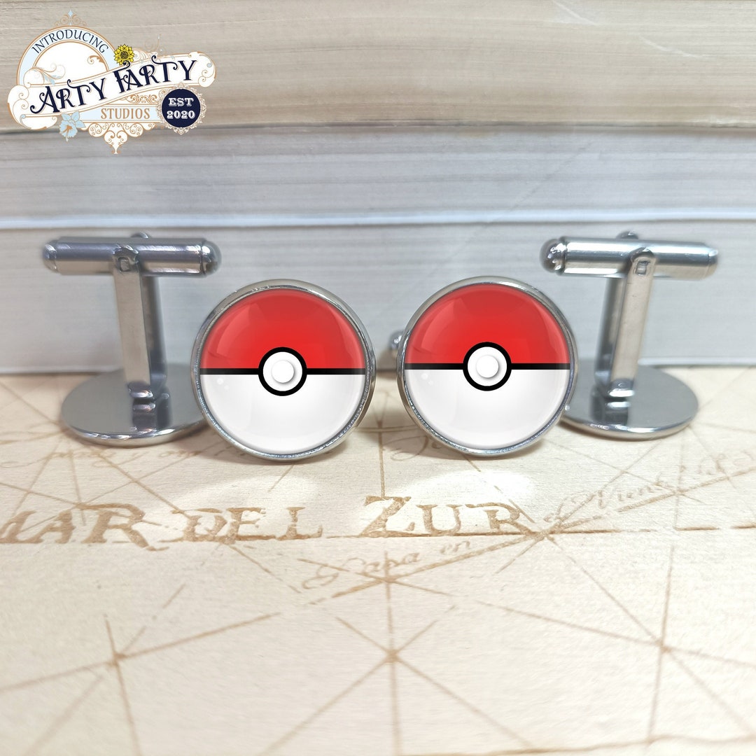 Pokemon Ball Cufflinks Pokemon Cufflinks Pokemon Ball - Etsy