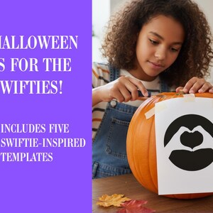 Taylor Swift Pumpkin Carving Stencils: Swiftie Halloween Decor - Etsy