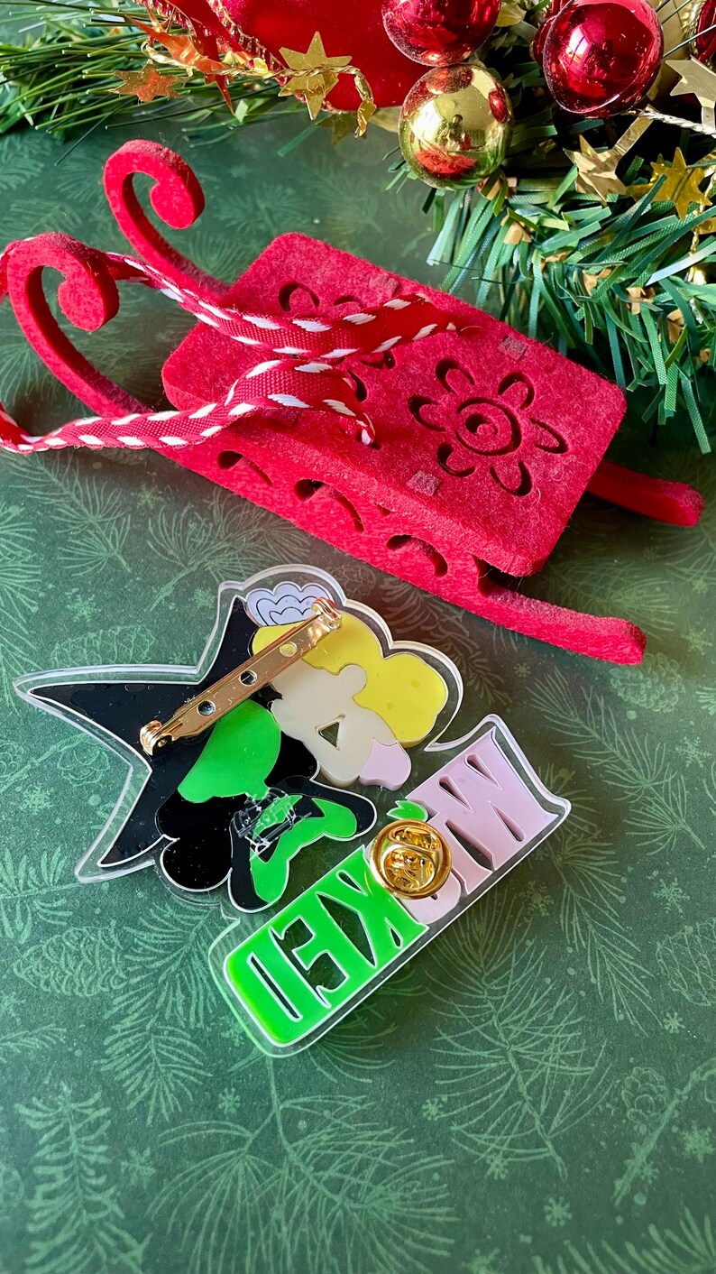 Wicked Movie 2024 Wizard of Oz Glinda Elphaba Child Inspiration Pin - Etsy